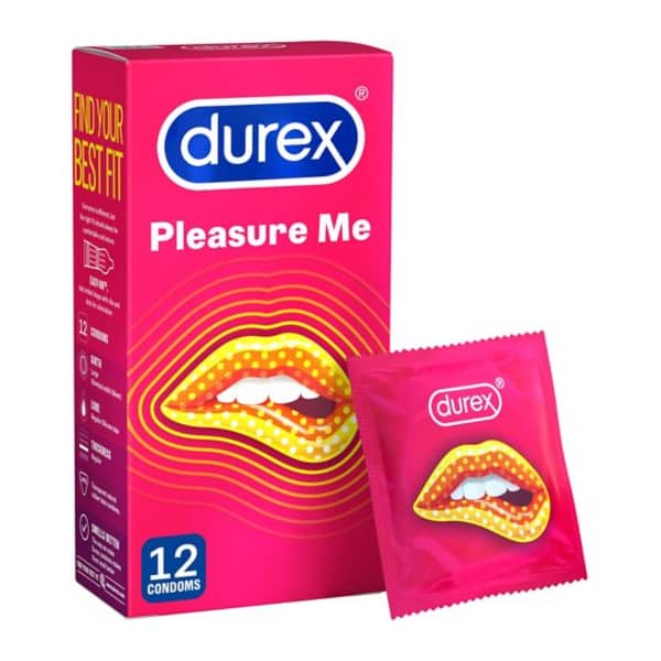 Durex Pleasure Me Ribbed Condoms - 12 Pack - Pharmhealth Pharmacy