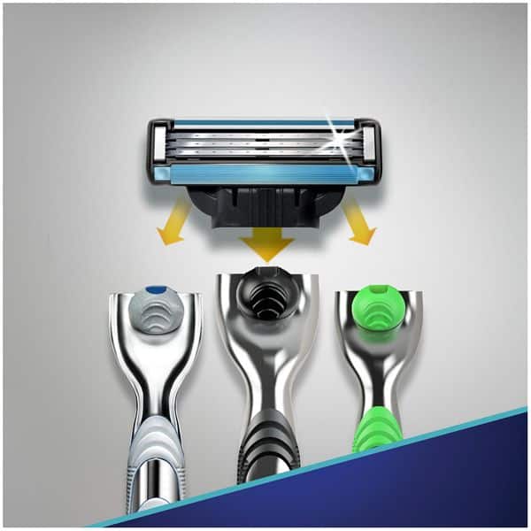 Gillette Mach 3 Turbo Razor for Men and 4 Refill Blades - Pharmhealth ...