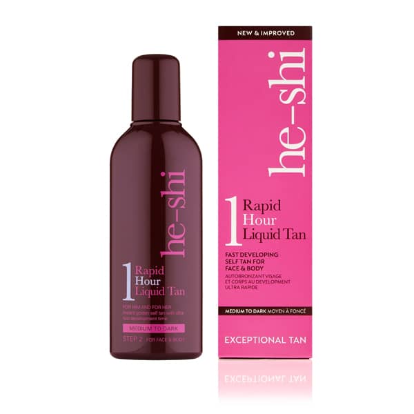 He-Shi Rapid 1 Hour Liquid Tan 150ml - Pharmhealth Pharmacy