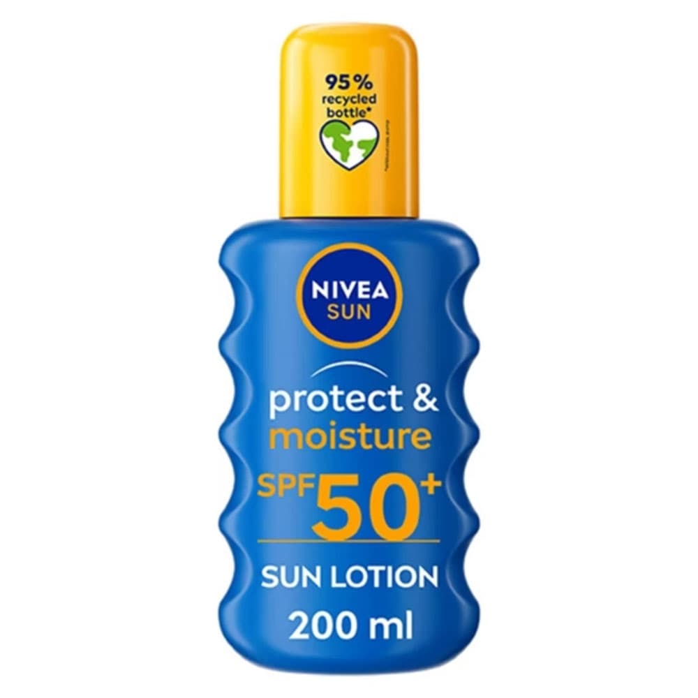 Nivea Sun Protect & Moisture Sun Cream Spray SPF50+ 200ml - Pharmhealth ...