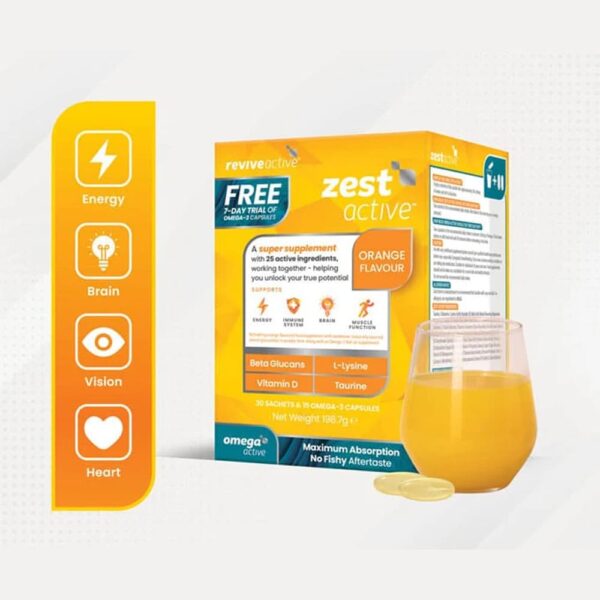 Zest Active + FREE 7 Day Trial of Omega Active - Pharmhealth Pharmacy